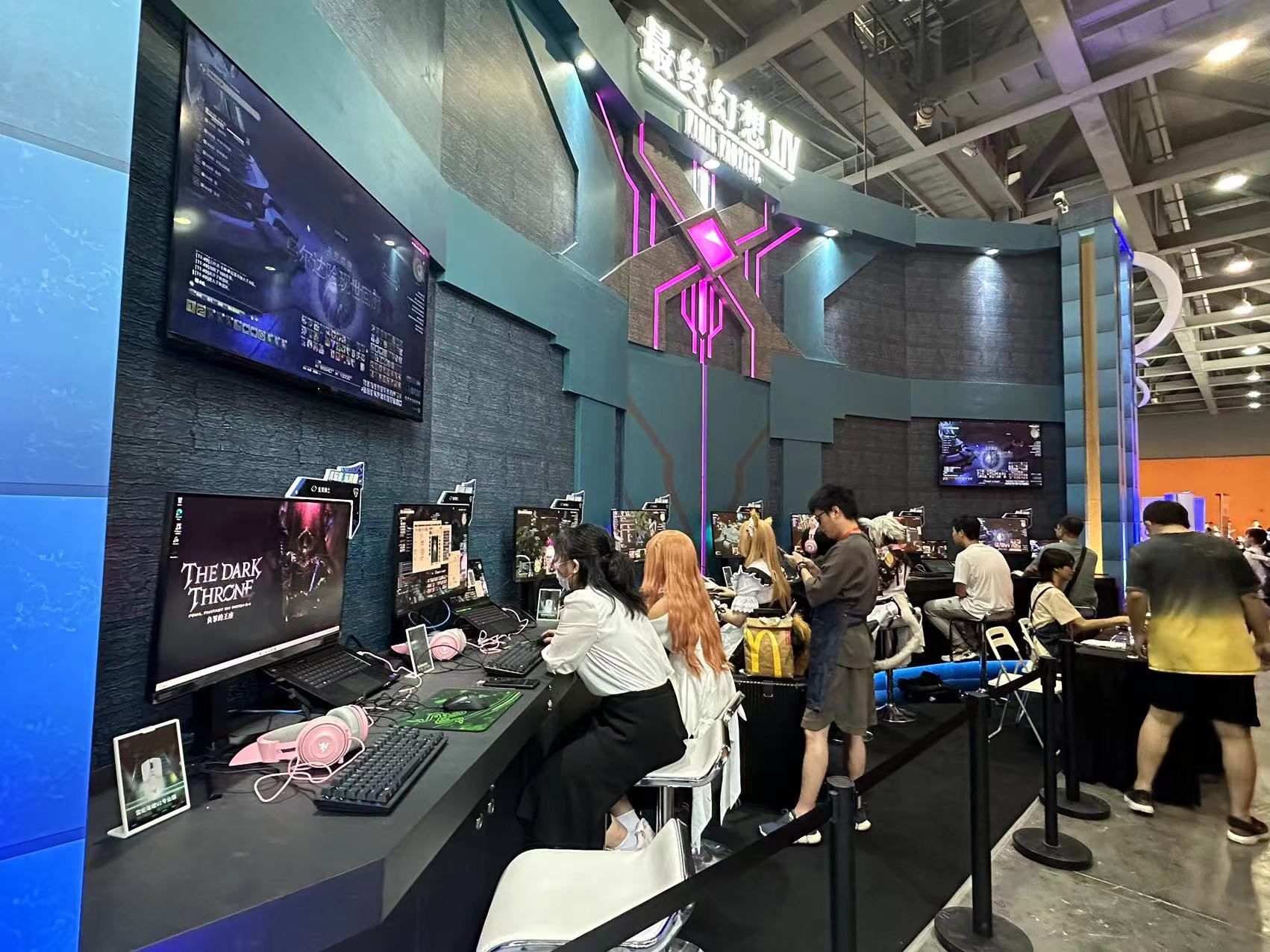 《最终幻想14》广州CICF现场精彩直击！_国内游戏资讯-叶子猪资讯中心